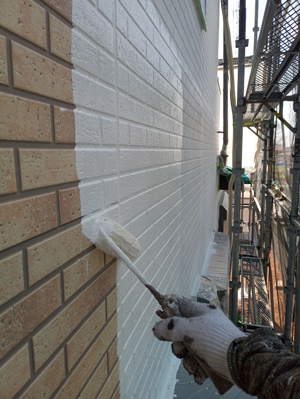 埼玉県坂戸市 H様邸 外壁塗装（TASAI工法）・屋根カバー・外壁コーキング・ベランダ防水工事 | 株式会社AZUPEN(旧株式会社あづま塗装店)