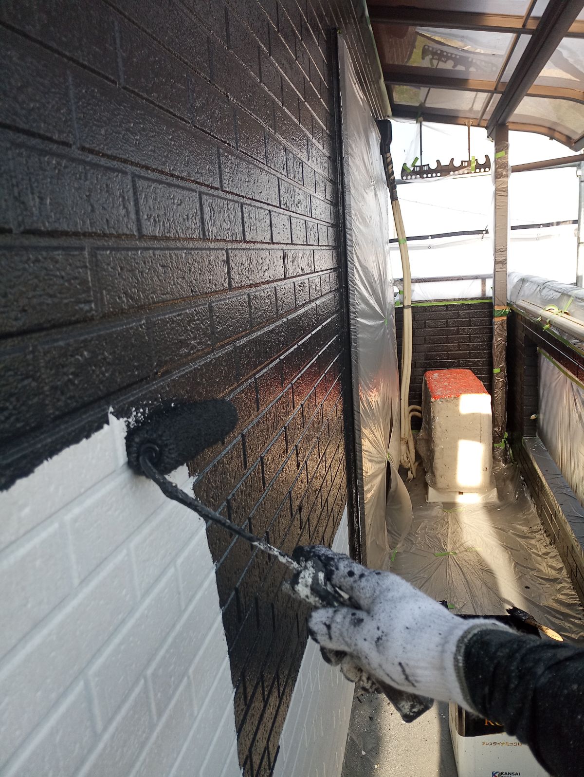 埼玉県坂戸市 H様邸 外壁塗装（TASAI工法）・屋根カバー・外壁コーキング・ベランダ防水工事 | 株式会社AZUPEN(旧株式会社あづま塗装店)